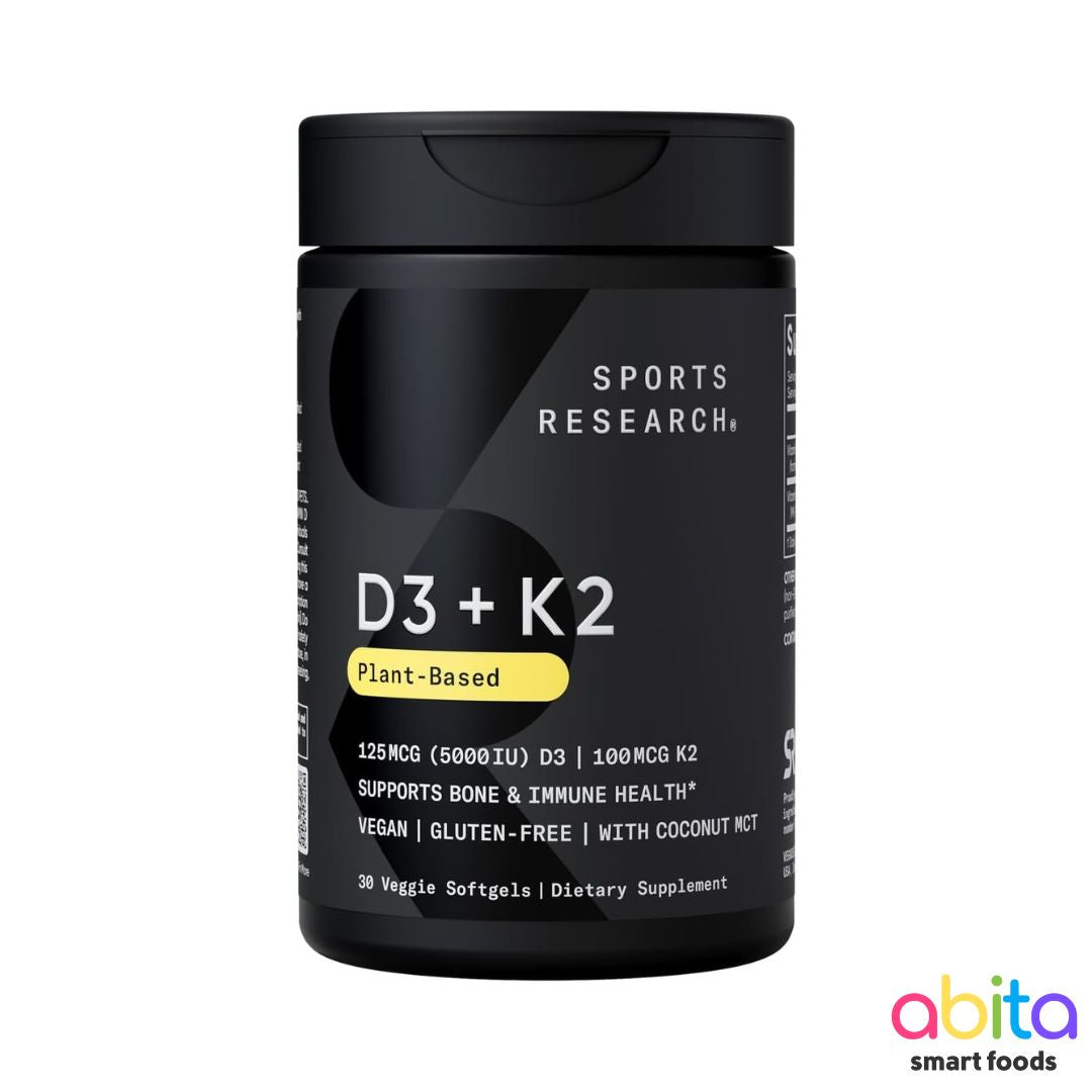 Sports Research Vitamin D3 + K2 – ABITA Smart Foods