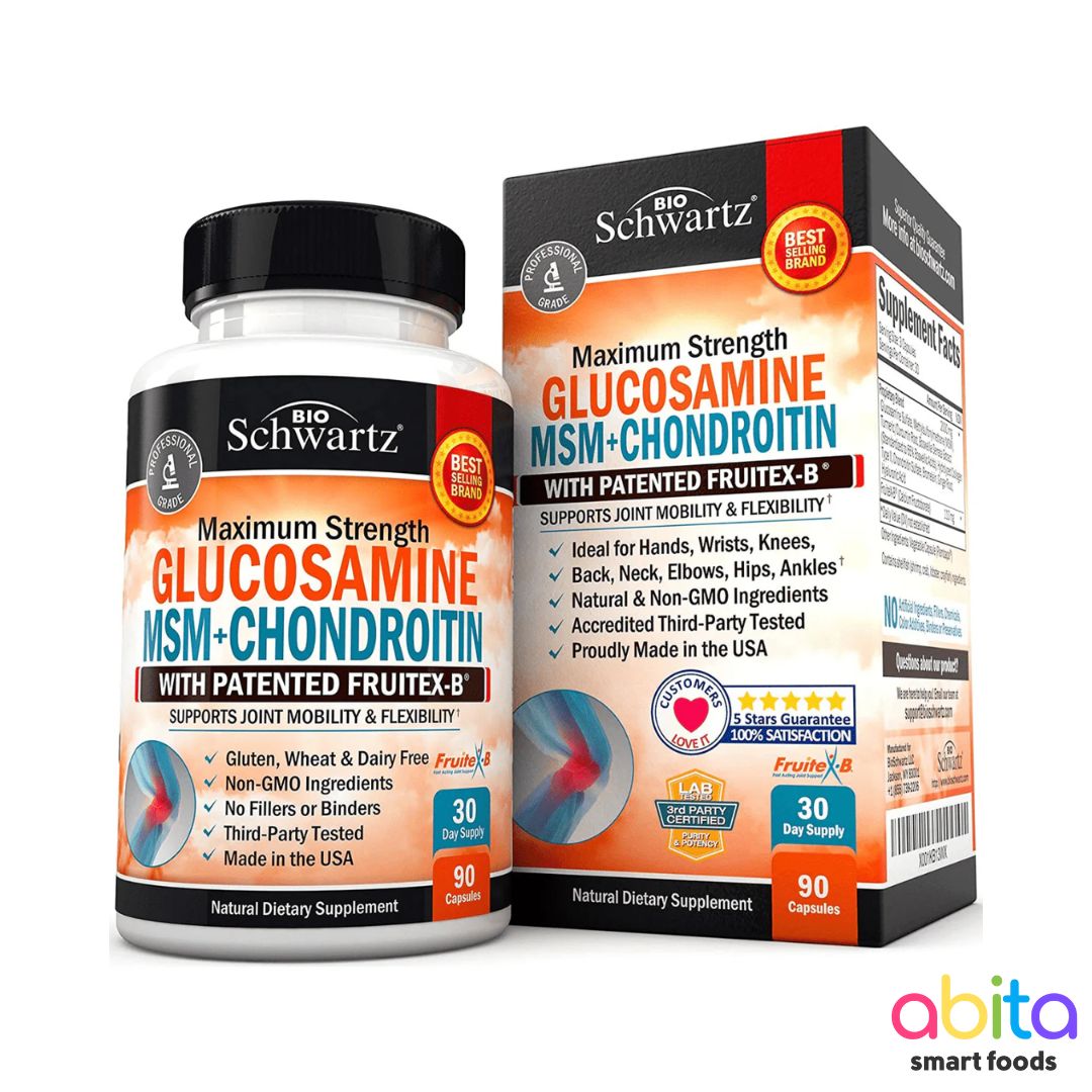 BIO Schwartz Glucosamine MSM + Chondroitin – ABITA Smart Foods